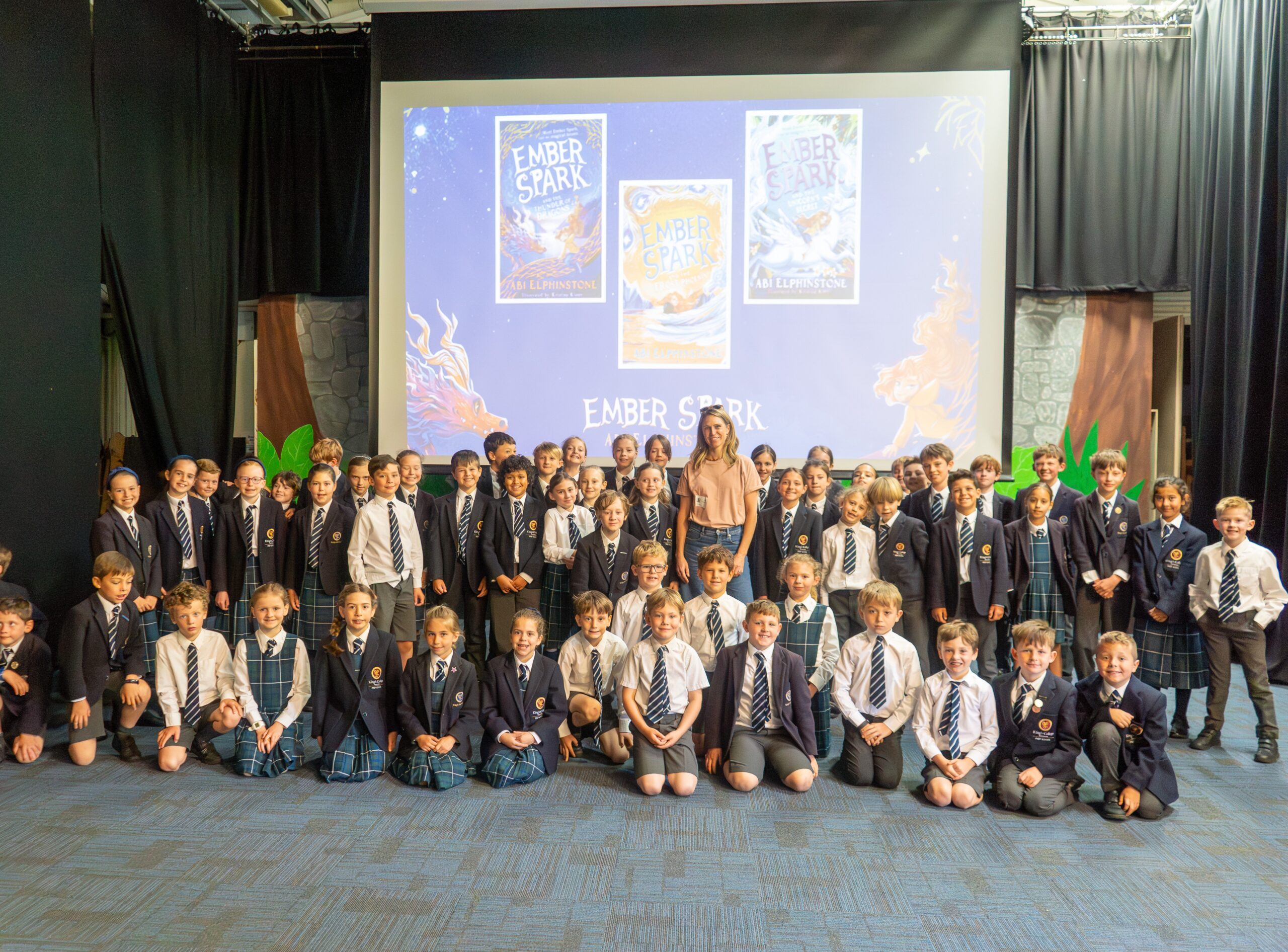 Abi Elphinstone Inspires Young Writers at King's College Prep with an ...